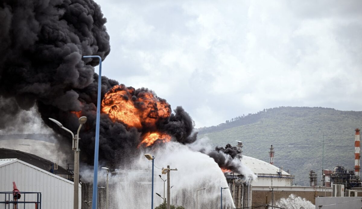 Israel’s Haifa oil refinery hit by rocket from Lebanon - Peoples ...