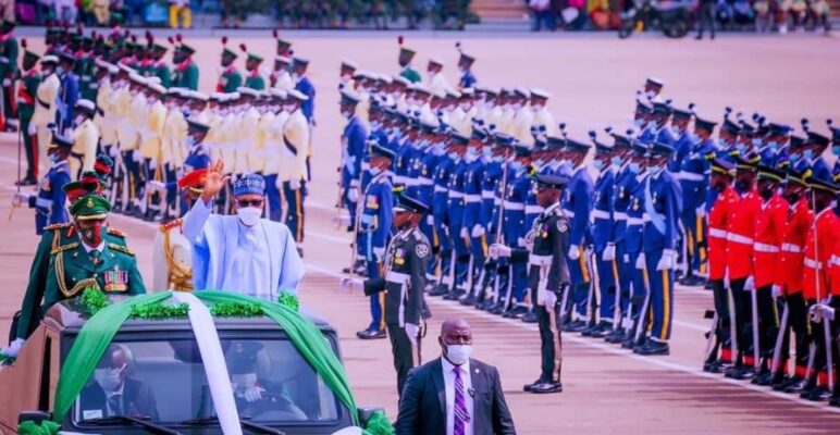 Nigerian military marks Democracy Day with special parade