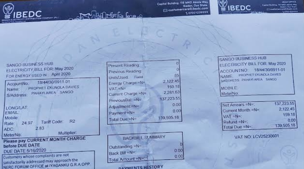 Track Your Monthly Bills FCCPC Advises Electricity Consumers Track Your Monthly Bills FCCPC Advises Electricity Consumers