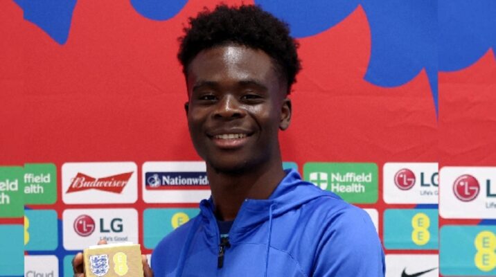 Arsenal’s Bukayo Saka named 2021/2022 England best player - Peoples ...