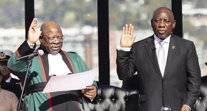 South Africa's President Ramaphosa takes oath of office for second term