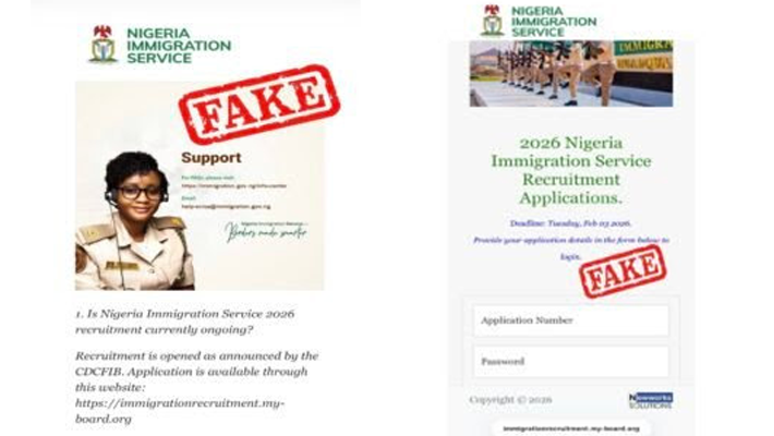 NlS warns public against fake recruitment websites